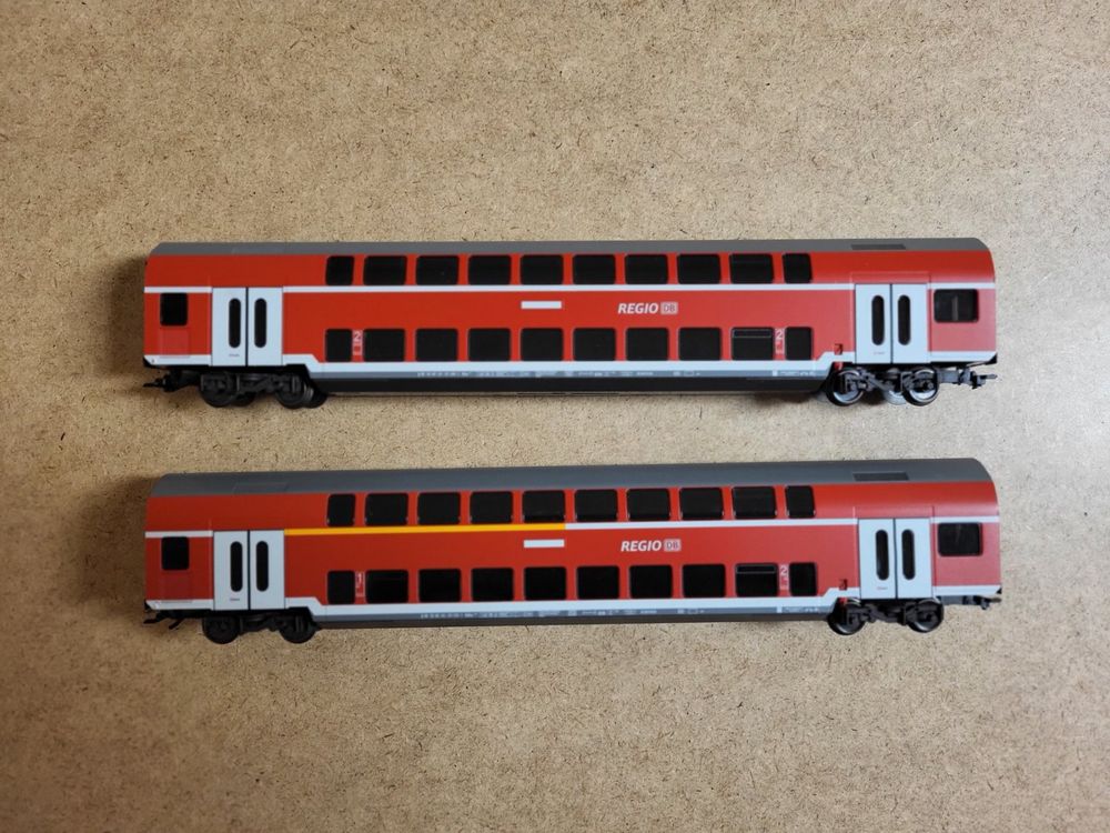 Märklin H0 29479 - 2 x Doppelstockwagen - Set Regio DB (Gebraucht) in ...
