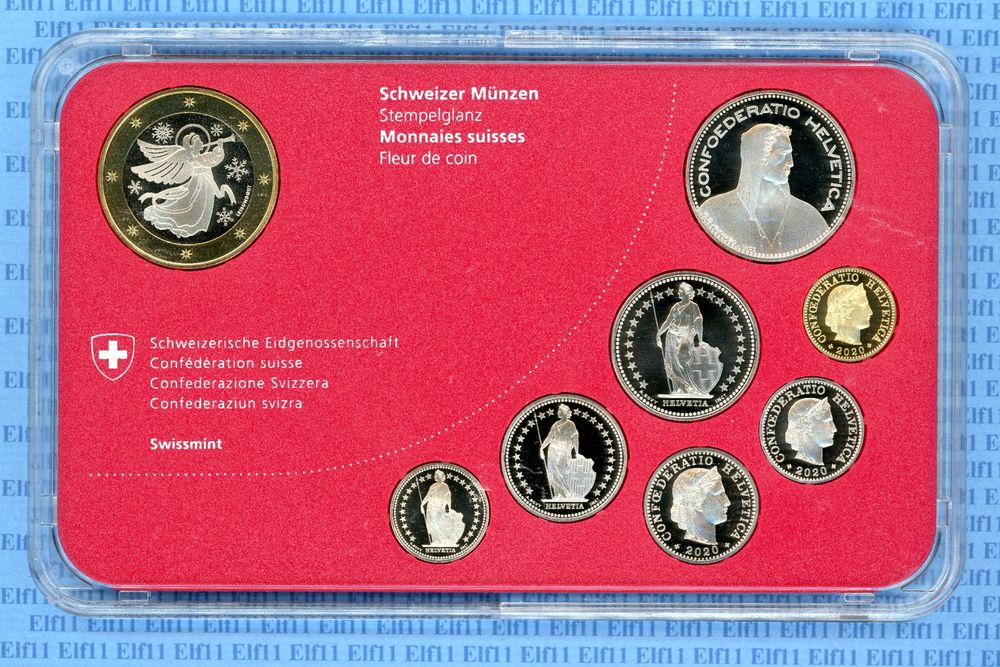 CHF-Münzsatz 2020 Weihnachten stgl Jahrgangssatz (Neu und originalverpackt) in Widnau für CHF ...