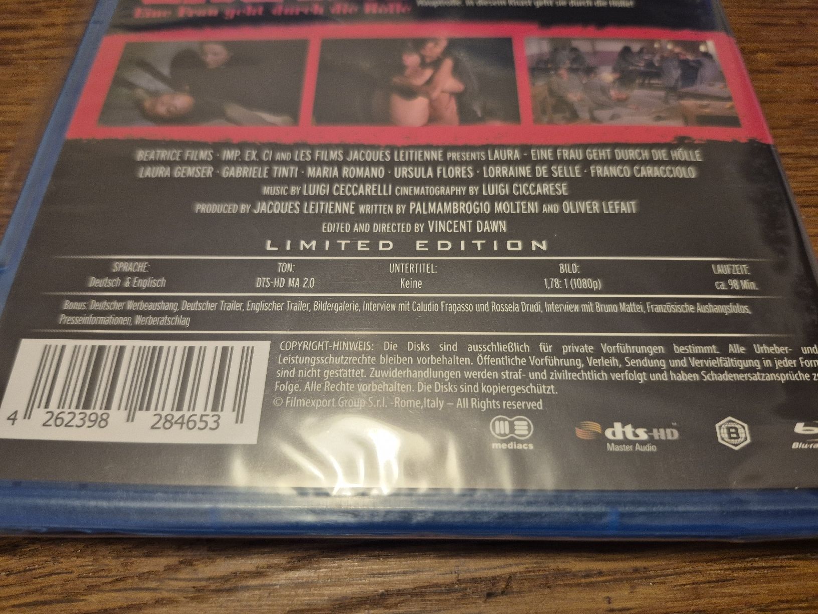 Laura - Eine Frau geht durch die Hölle (Bluray) NEU und OVP (Neu und ...