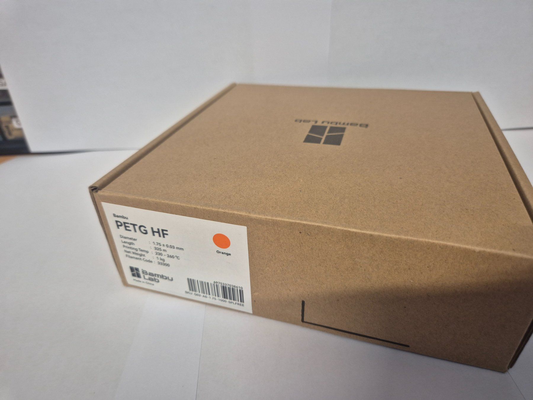 Bambu PETG HF Nachfüllpackung / Refill Orange (Neu und originalverpackt ...