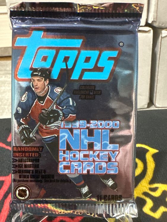 🏒🔥 1999–00 Topps Hockey – ORIGINAL Booster Pack – NHL (Neu und ...