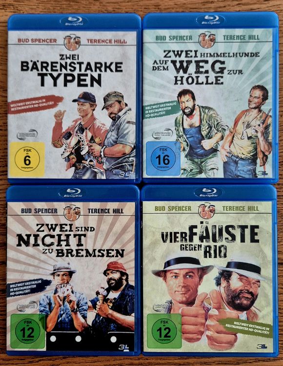 Bud Spencer & Terence Hill – 4x Blu-ray Set (Gebraucht) in Au SG für ...