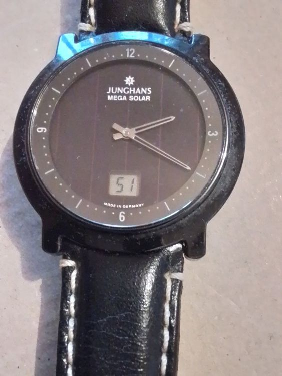 Junghans Mega Solar Ceramic Uhr,läuft | Kaufen auf Ricardo