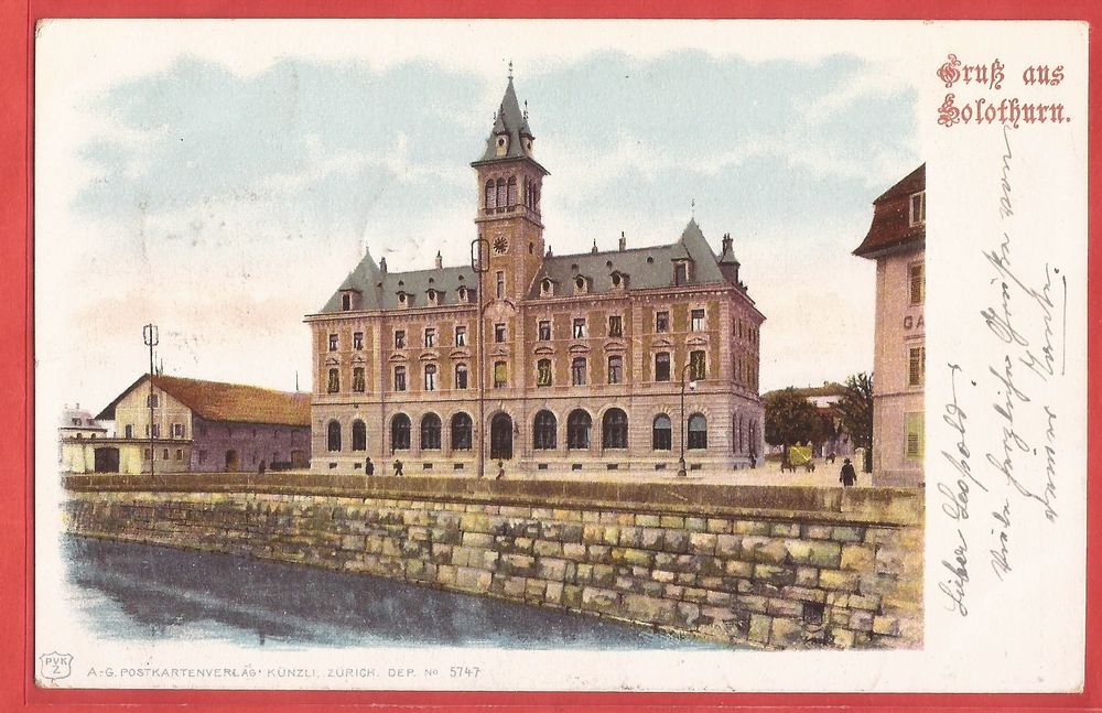 Gruss aus Solothurn - 1902 (Gebraucht) in Fislisbach für CHF 5 – mit Lieferung auf Ricardo kaufen
