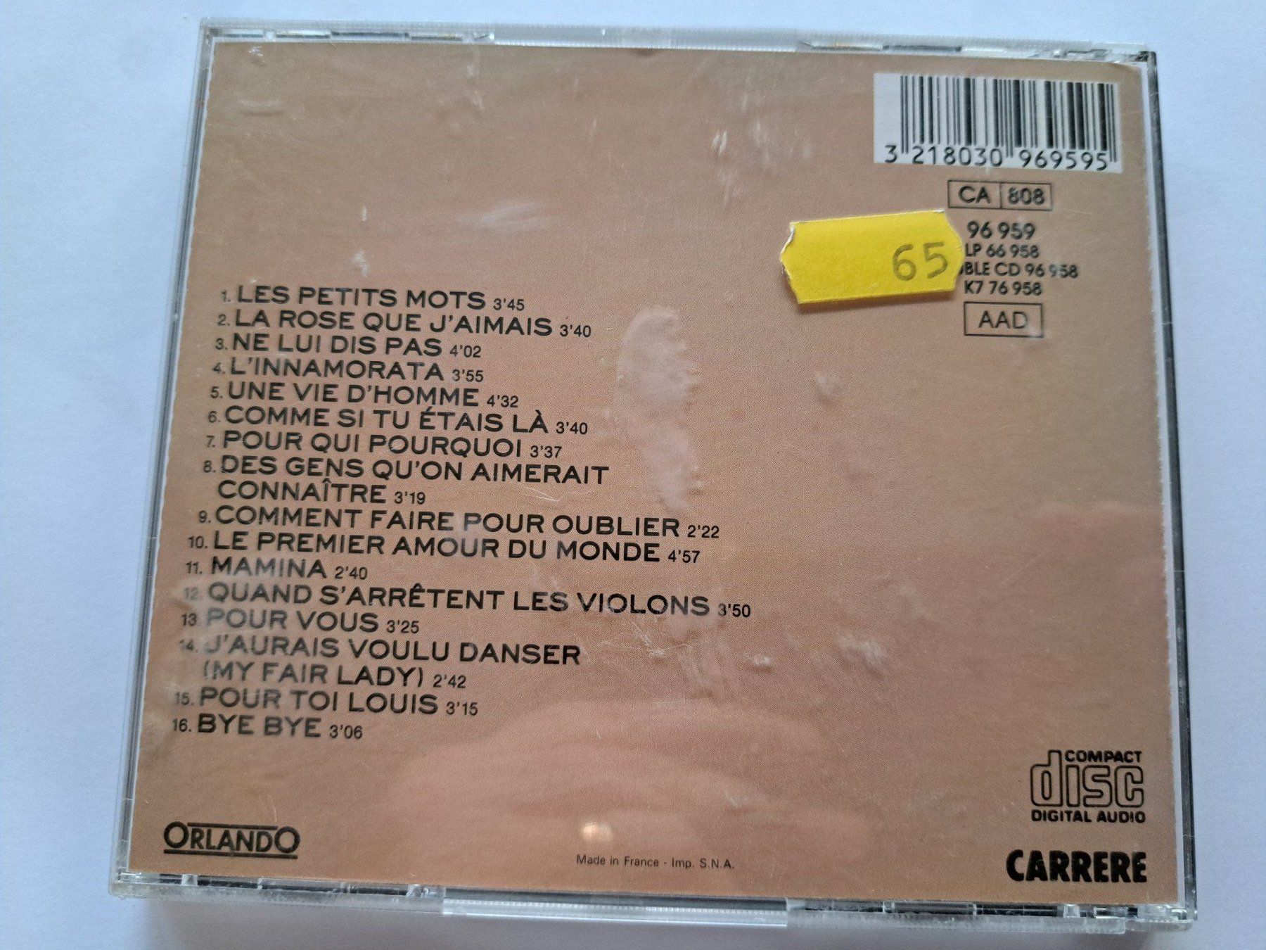 Cd Dalida - Mon amour volume 2 (D'occasion) à Pully pour CHF 5 – avec ...