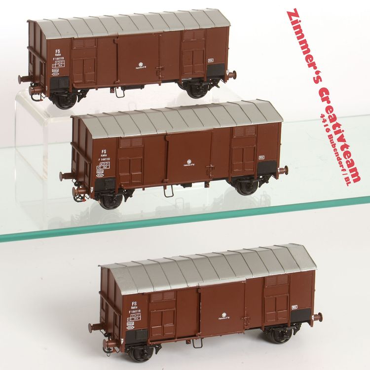 3 Stuardi FS Spitzdach-Wagen, OVP, Sp. 0, 2-leiter | Kaufen auf Ricardo