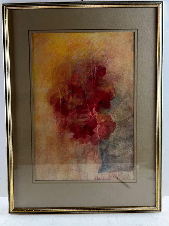 Abstrakte Aquarell Handsigniert mit Echtheitsbescheinigung (Gebraucht) in Neuhausen am Rheinfall ...