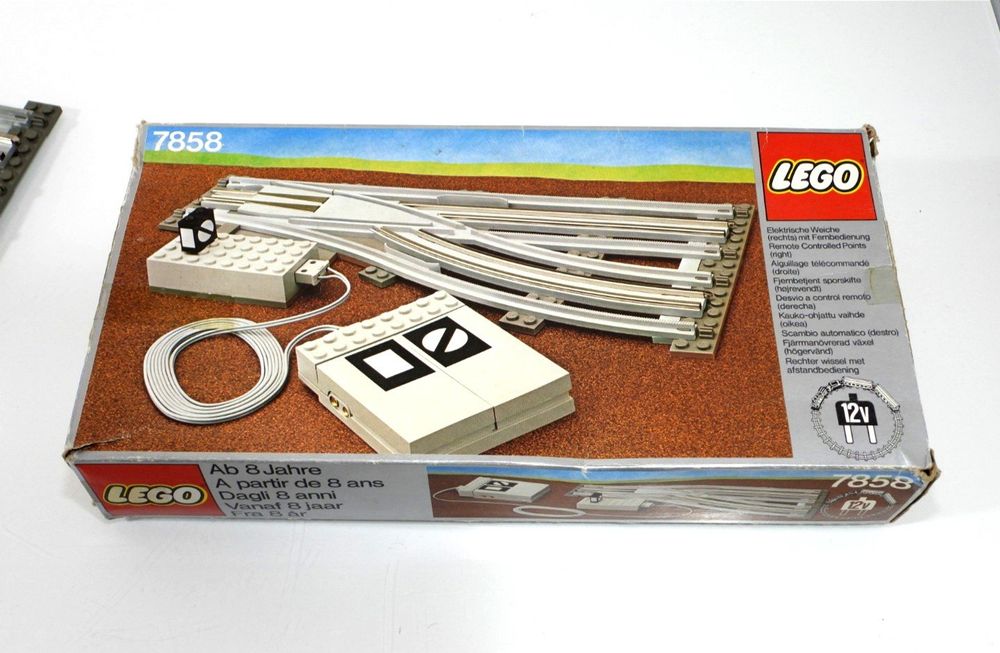 LEGO 12 VOLT EISENBAHN 7858 WEICHE MIT ORIGINAL VERPACKUNG | Kaufen auf ...