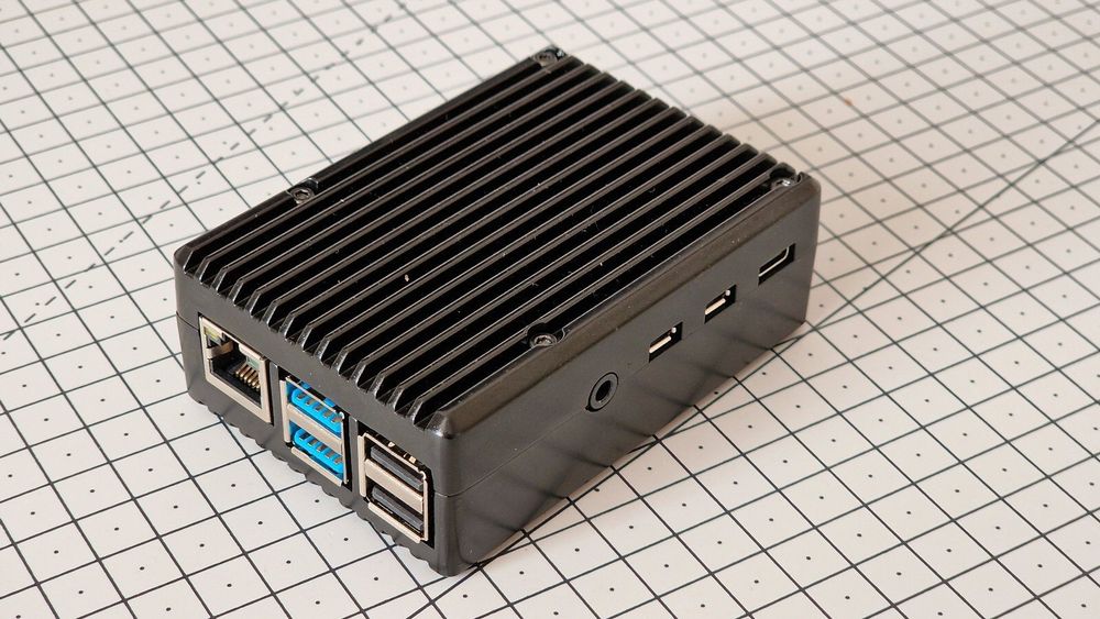 Raspberry Pi 4 8 GB mit passiv kühl Gehäuse aus CNC Alu | Kaufen auf ...