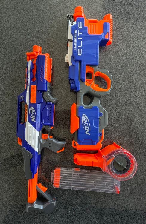 NERF ELITE Rapidfire&Hyperfire (Gebraucht) in Möriken AG für CHF 35 ...