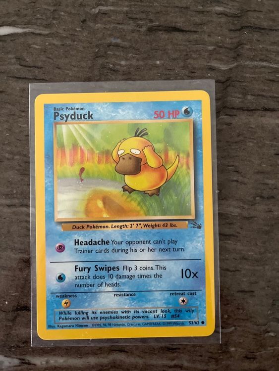 Pokemon Base Set Psyduck | Kaufen auf Ricardo
