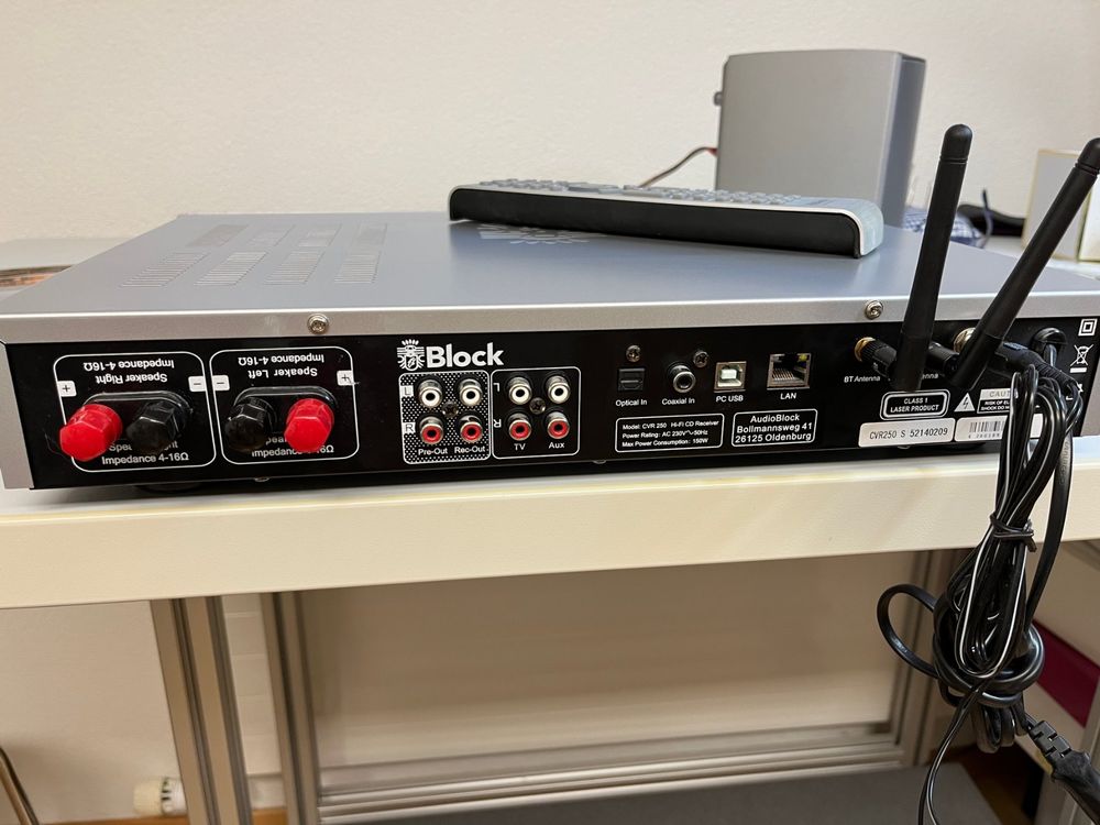 Block CD-Receiver DAB+ / Internet Radio CVR-250 Silber (Gebraucht) in ...