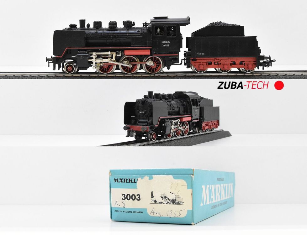 Märklin 3003 Dampflok BR 24 H0 WS Analog mit OVP (Gebraucht) in St. Gallen für CHF 35 – mit ...