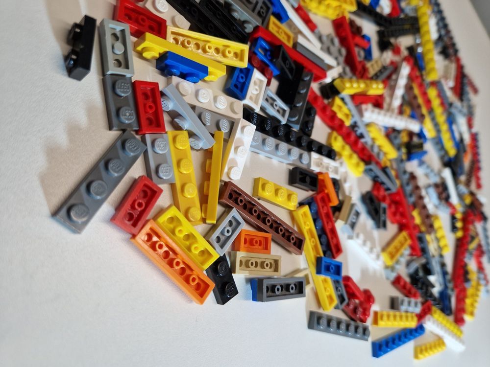 LEGO 372 Stk. Dünne schmale Platten Steine Bricks (Gebraucht) in ...