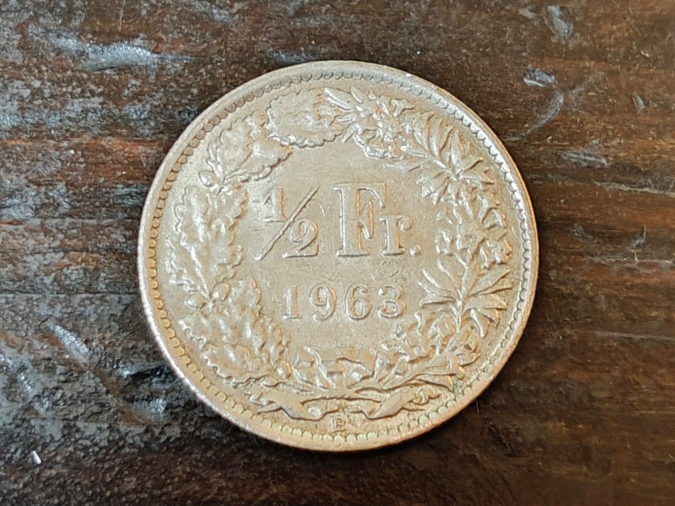 3x Schweizer ½-Franken-Münzen, 1958, 1963, 1950 CH (Gebraucht) in ...