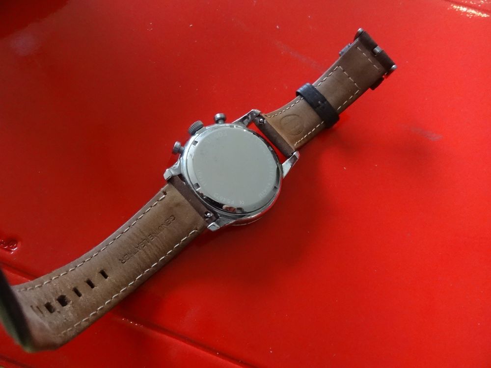 Fossil Chronograph Brown Lederarmband FS4873 Herrenuhr (Gebraucht) in ...