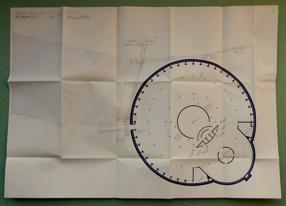 original MARIO BOTTA Plan von 1986 - LUGANO - Architektur (Gebraucht) in Basel für CHF 90 – mit ...