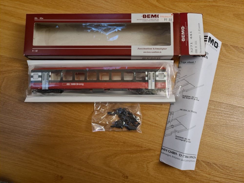 Bemo 3271 441 SBB B 321 Personenwsge 2.k (Neu und originalverpackt) in Illhart für CHF 123 – mit ...