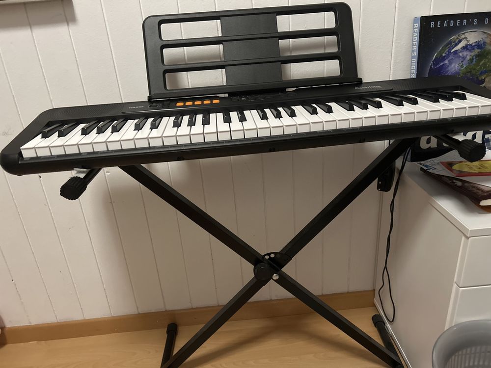 Casio Elektro Keyboard in schwarz, 65 Tasten (Gebraucht) in ...