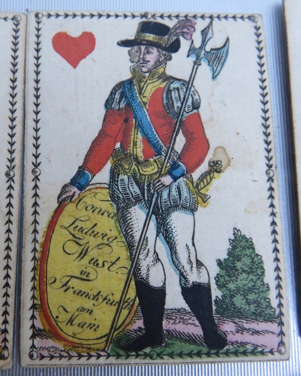 SPIELKARTEN CONRAD LUDWIG WÜST FRANKFURT UN 1830 (Gebraucht) in BERN ...