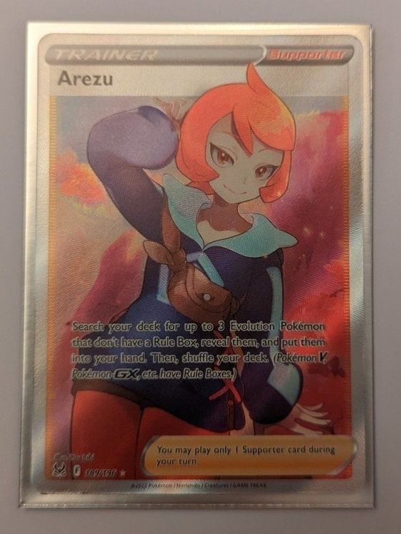 Pokemonkarte Arezu Fullart 189/196 (Neu (gemäss Beschreibung)) in Olten ...