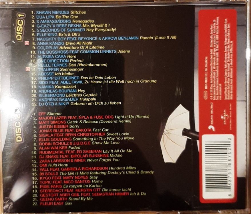 Bravo Hits 92, Swiss, Doppel CD, Hit Compilation, Sampler (Gebraucht ...