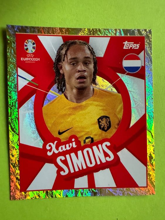 TOPPS EM 2024 / NED PTW - XAVI SIMONS - GOLD! (Gebraucht) in ...