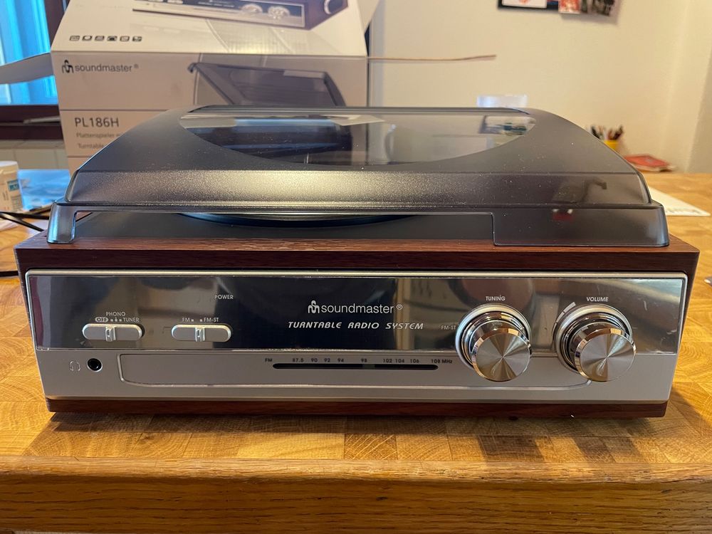 Plattenspieler Soundmaster PL1 186H Retro Vintage | Kaufen auf Ricardo