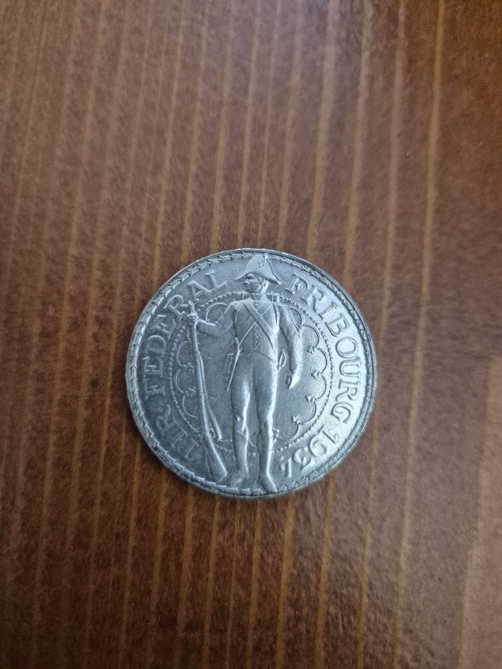 Schweiz 5 Franken 1934 Freiburg Silber (Neu (gemäss Beschreibung)) in ...