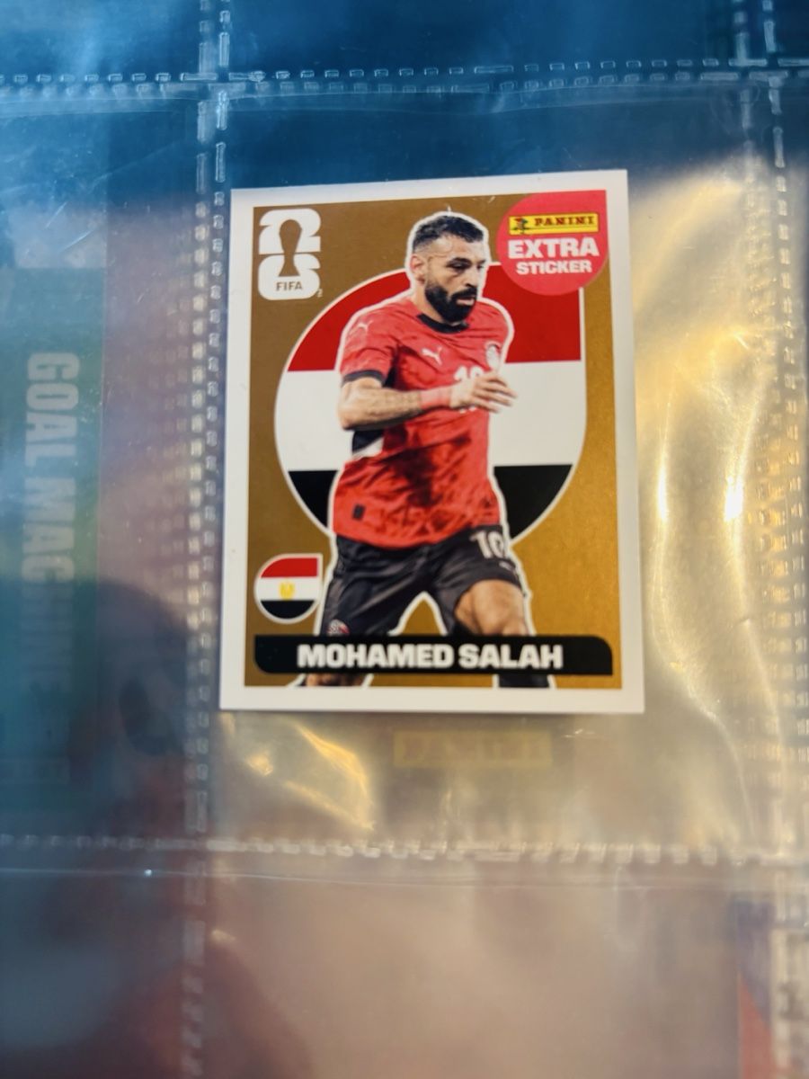 Panini WM 2026 - Mohamed Salah Extra Sticker Bronze (Neu (gemäss ...