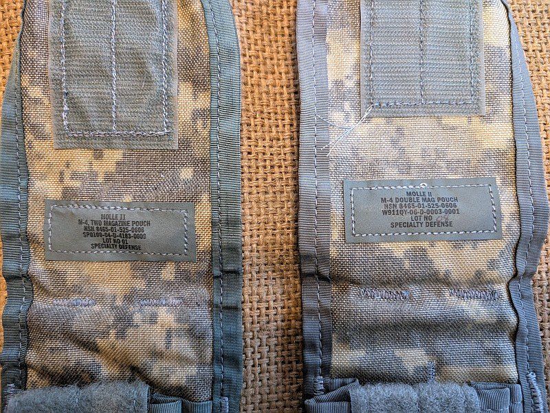 Magazintaschen 2x M-4 Double Mag Pouch US Army - Stgw 90 (Gebraucht) in ...