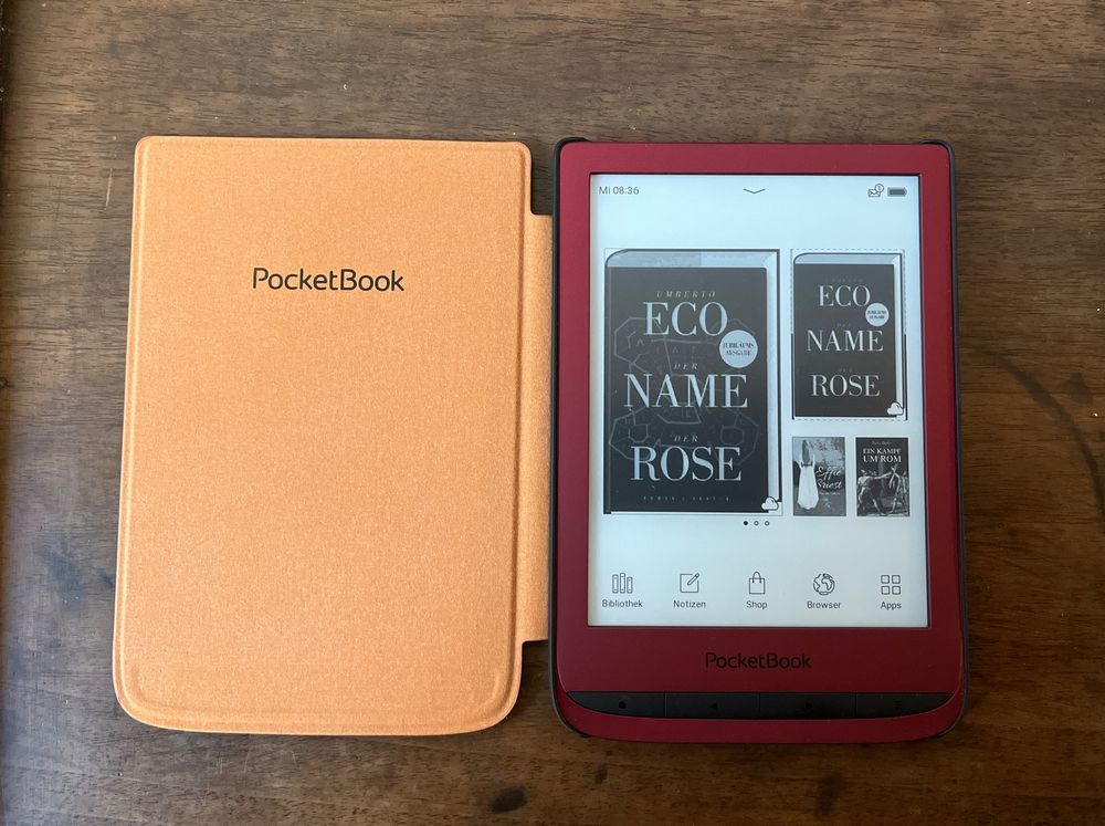 Pocketbook Touch Lux 5 rubinrot mit Cover Pocketbook (Neu (gemäss ...