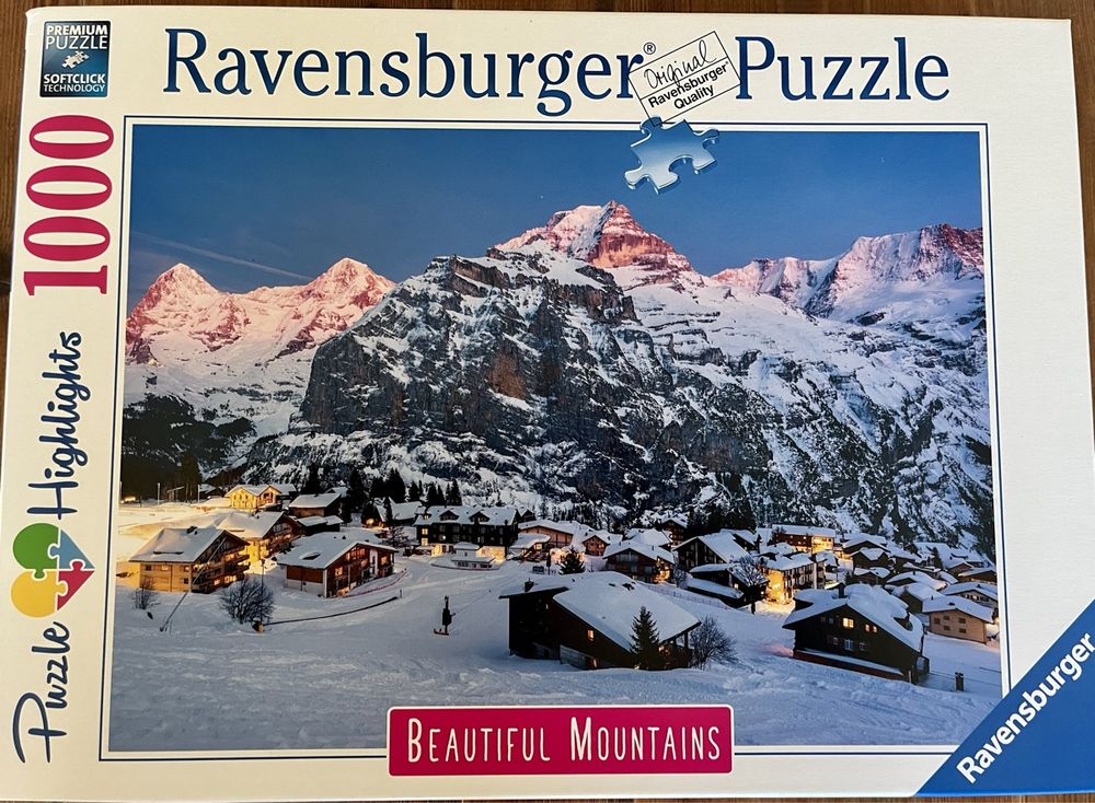 Puzzle ‚Beautiful Mountains‘ Eiger, Mönch, Jungfrau | Kaufen auf Ricardo