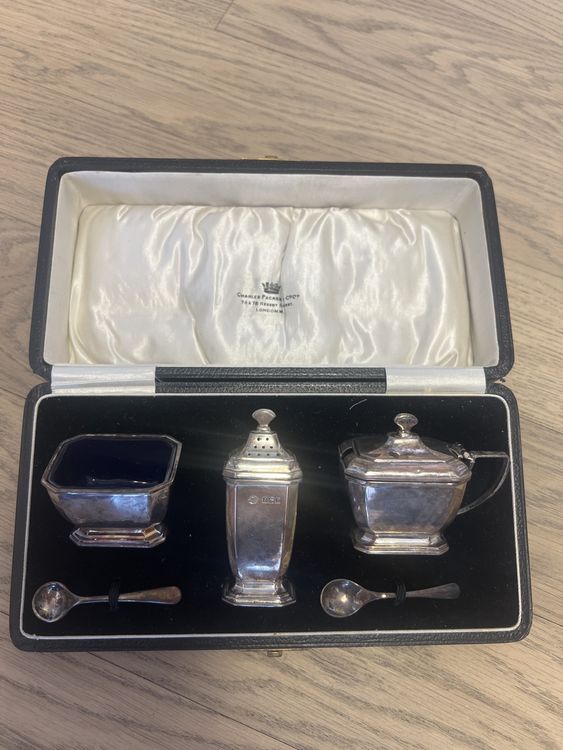 Gewürzset antik / Charles Packer & Co LtD (Gebraucht) in Spiegel b ...