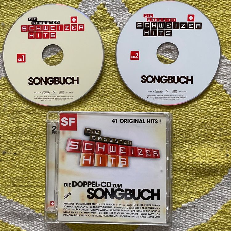 DIE GRÖSSTEN SCHWEIZER HITS-2CD 41 ORIGINAL HITS (Gebraucht) in Rorschacherberg für CHF 4.9 ...