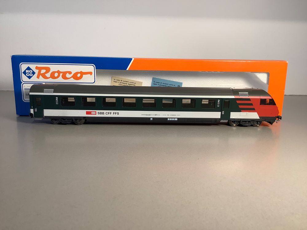 Roco 44892.1 : SBB 2.Kl Steuerwagen Bt EW IV grün (Gebraucht) in Bossonnens für CHF 102.9 – mit ...