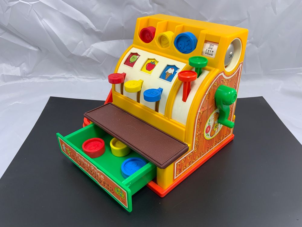 Vintage Fisher Price Kasse mit 6 Münzen (Gebraucht) in Erlach für CHF ...