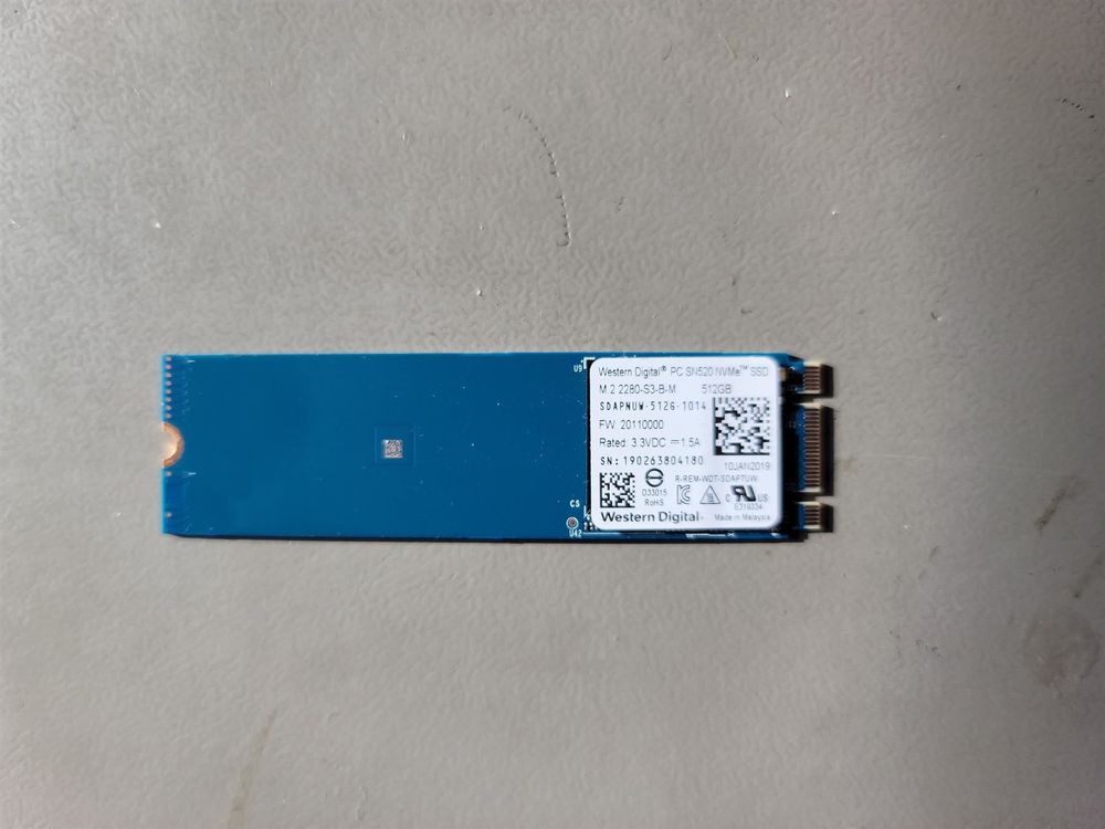 Western Digital® PC SN520 NVMe™ SSD 512 (Gebraucht) in Emmen für CHF 32 ...