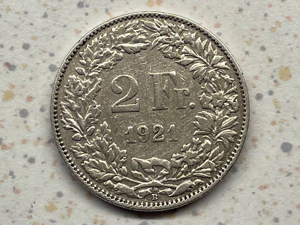 1921 2 Franken Silber | Kaufen auf Ricardo
