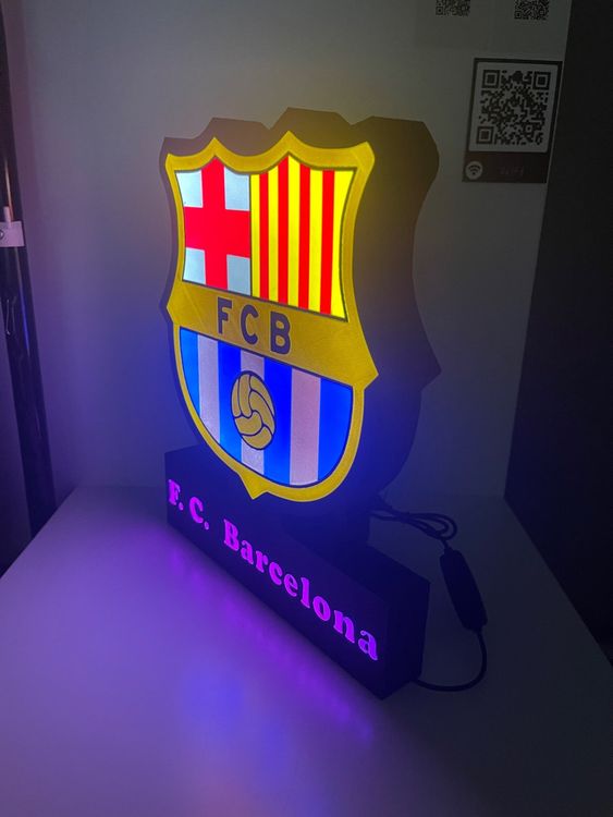 Fc Barcelona Logo mit LEDs (Neu (gemäss Beschreibung)) in Luzern für ...