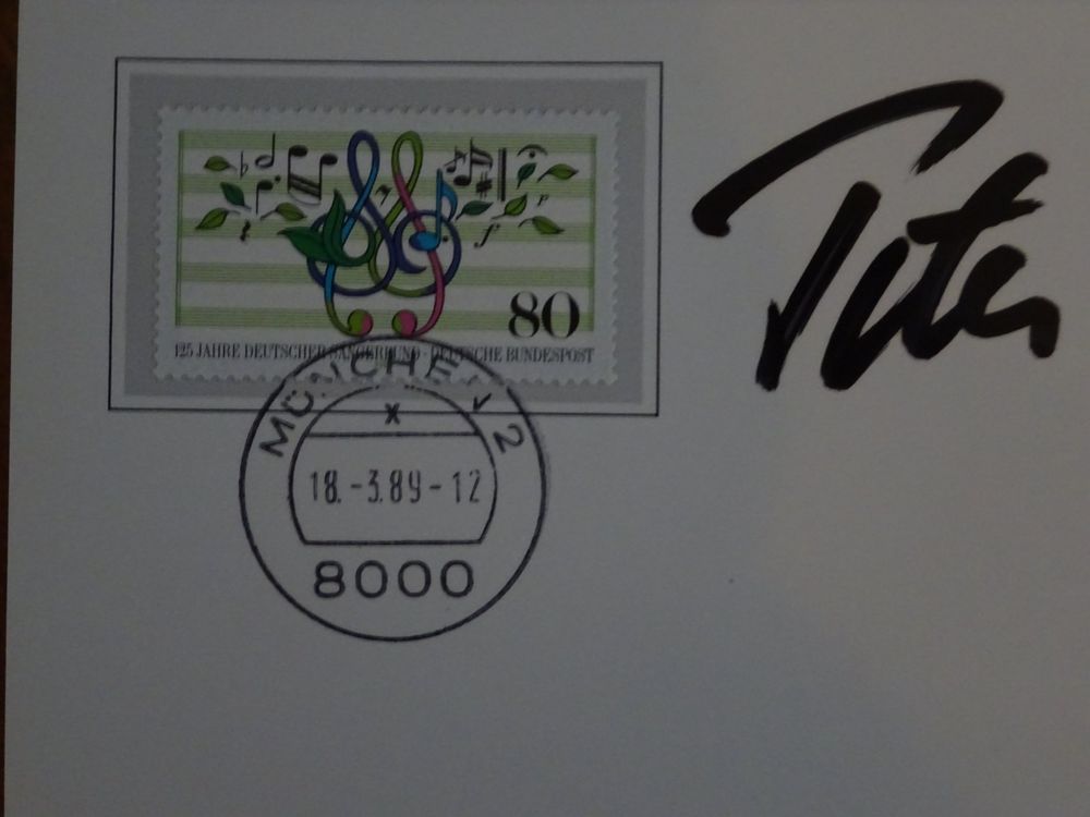 Peter Kraus Plakat 1989 / Rock ’n’ Roll - handsigniert (Gebraucht) in Esslingen für CHF 50 – mit ...