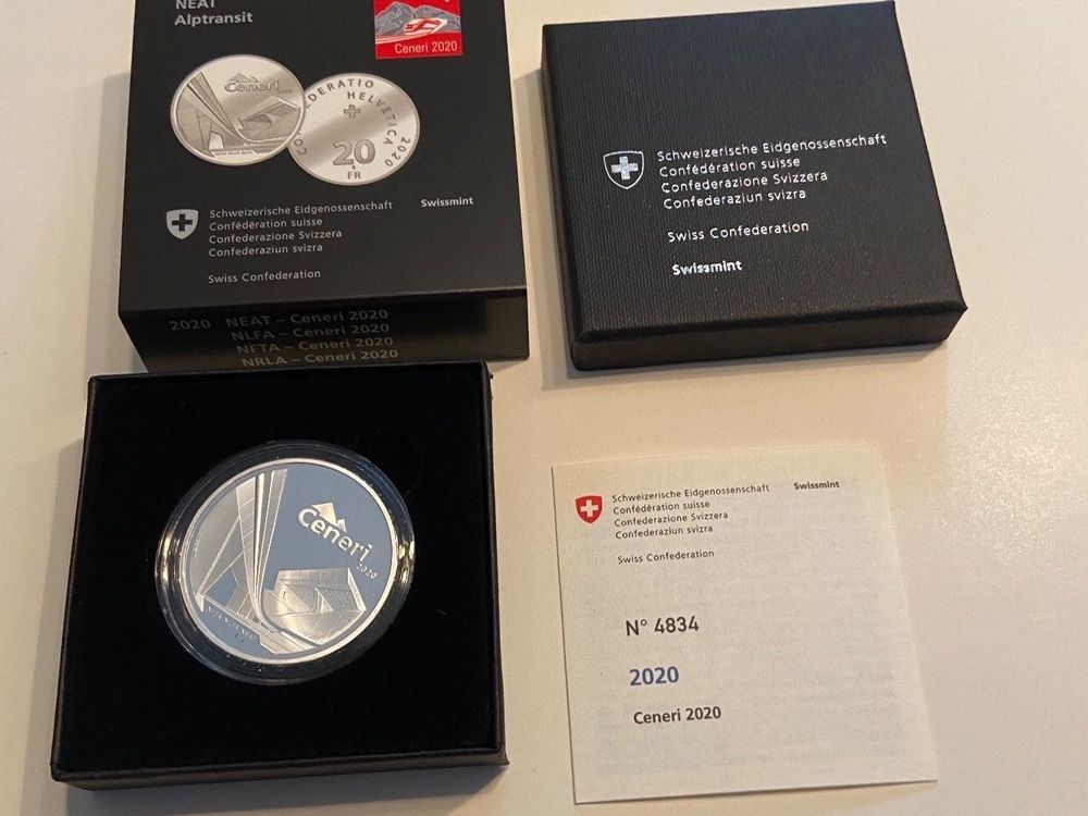 Neat 2020 Ceneri Silber Sondermünze | Kaufen auf Ricardo