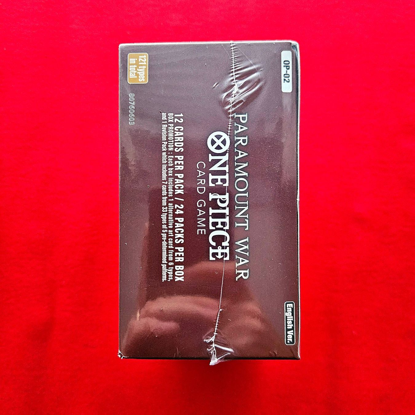 One Piece OP-02 Paramount War Booster Box Display EN (Neu und ...