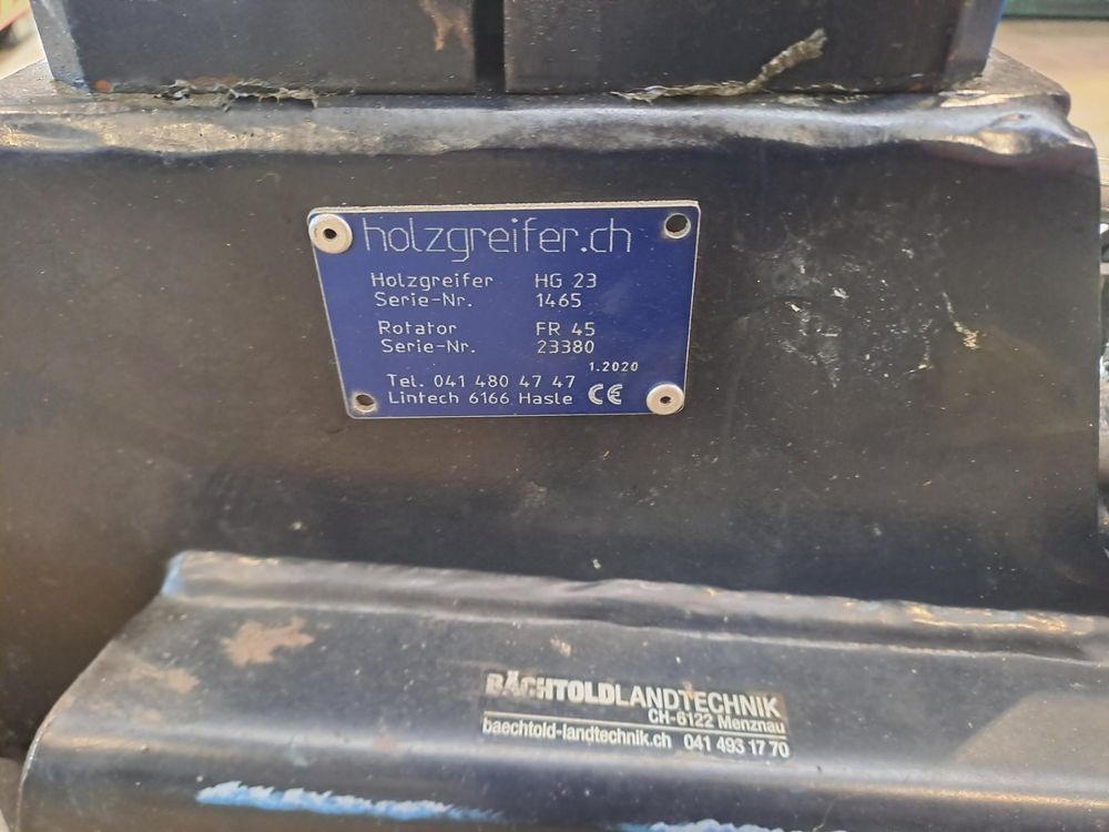 Holzgreifer HG 23 mit 4.5 To Rotator (Gebraucht) in Menznau für CHF ...