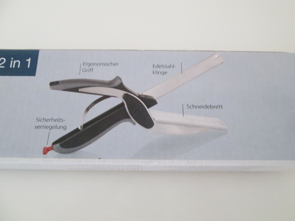 Gemüse-Cutter 2 in1.Messer und Schneidebrett in einem Gerät (Gebraucht ...