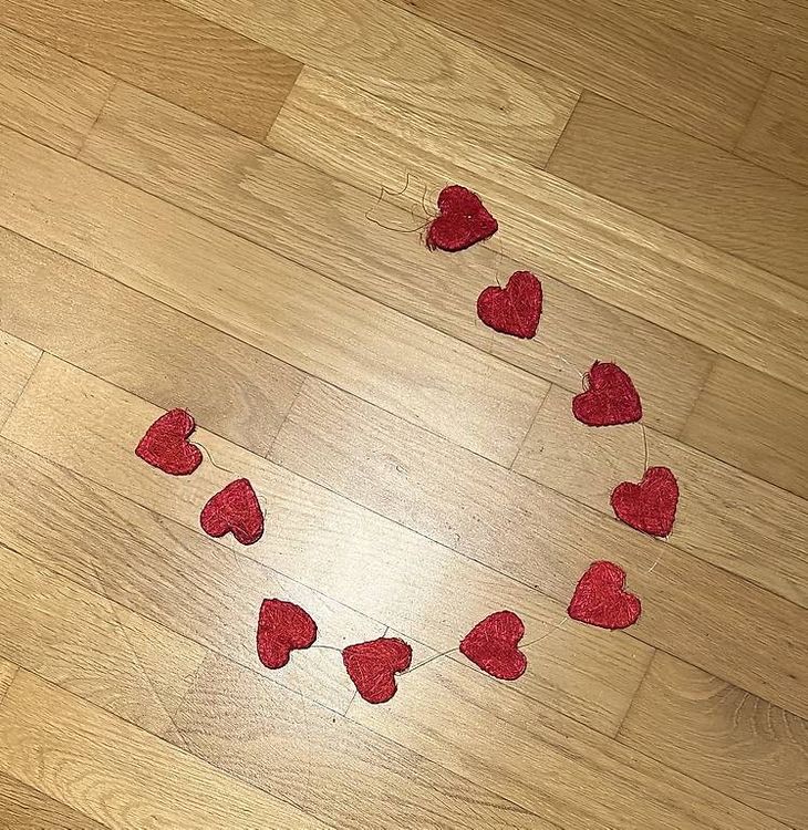 Herz Girlande (an Silch) | Acheter sur Ricardo