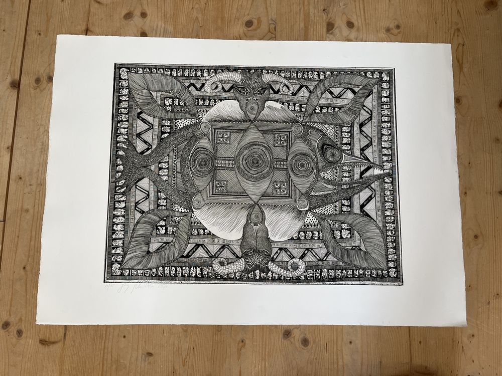 aus Grafiksammlung Radierung von Jörg Shimon Schuldhess 1970 (Gebraucht ...