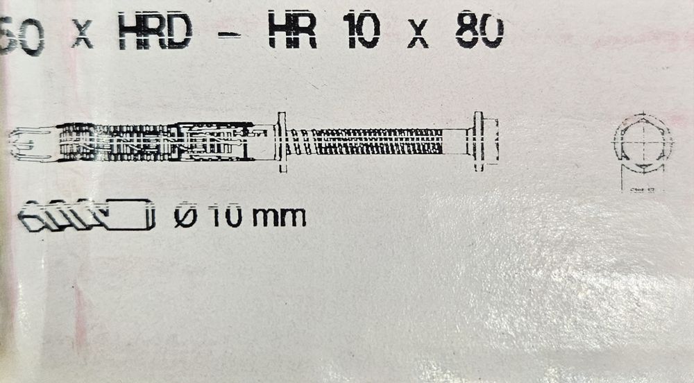 Hilti Rahmendübel 350 Stk. HRD-HR 10x80 A4 #423889 (Neu (gemäss ...