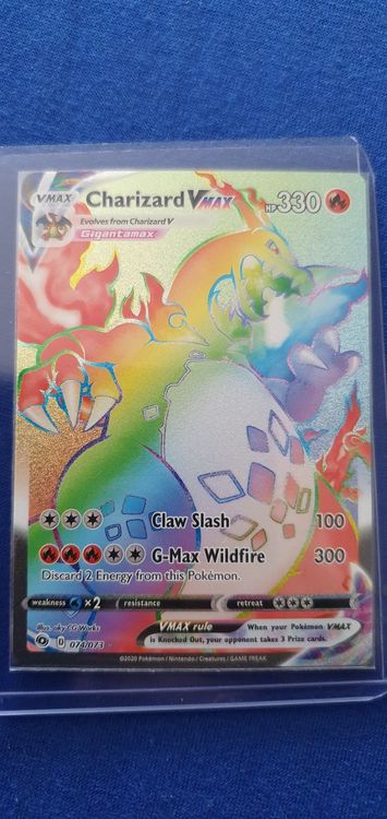Charizard Vmax Rainbow (Neu (gemäss Beschreibung)) in Leuggern für CHF ...