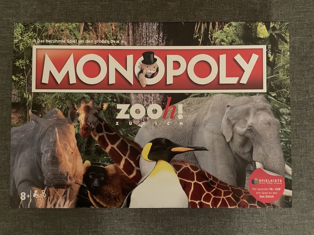 Zoo Monopoly Brettspiel ab 8+ | Kaufen auf Ricardo